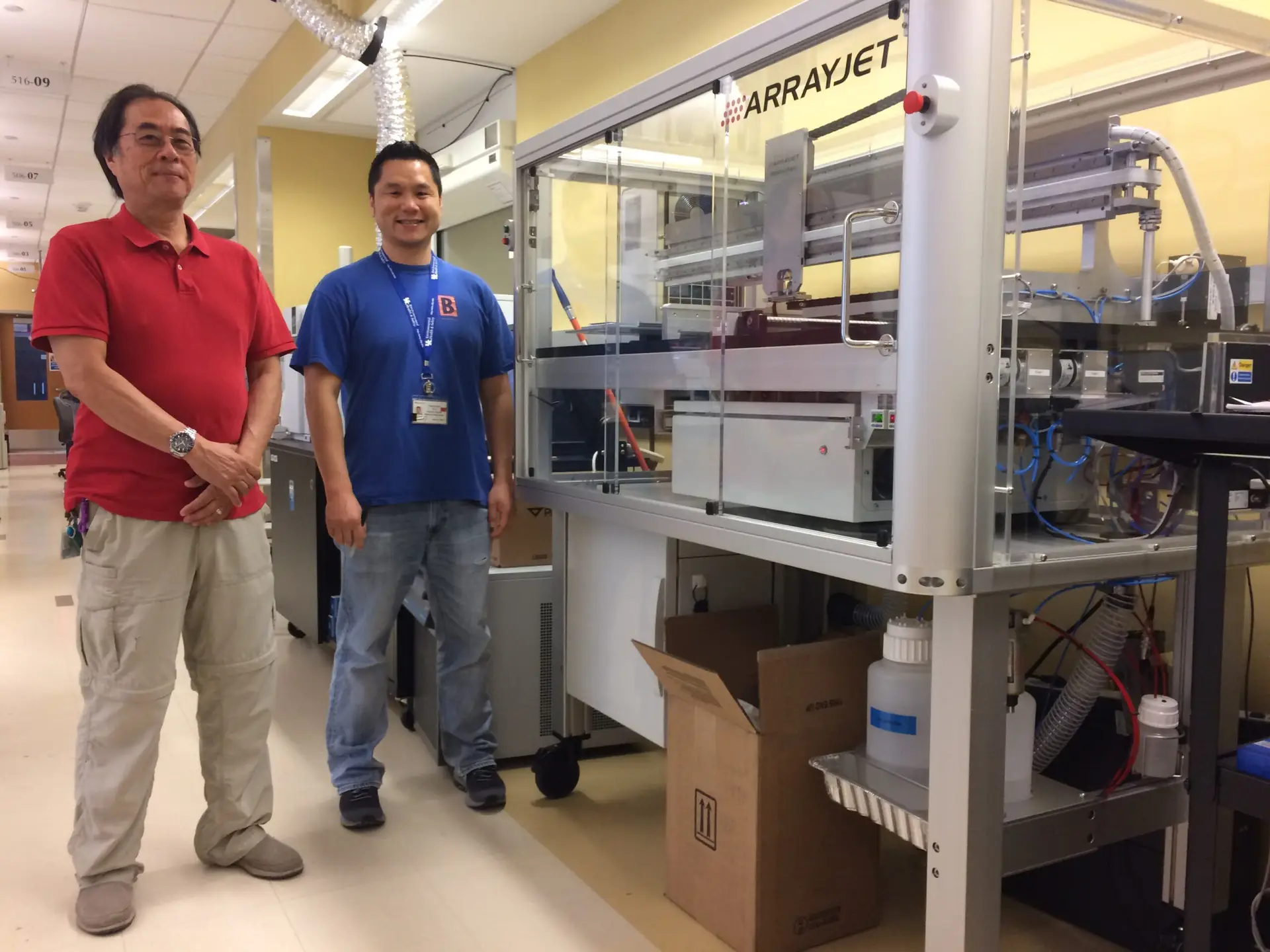 AJ in the USA | Arrayjet